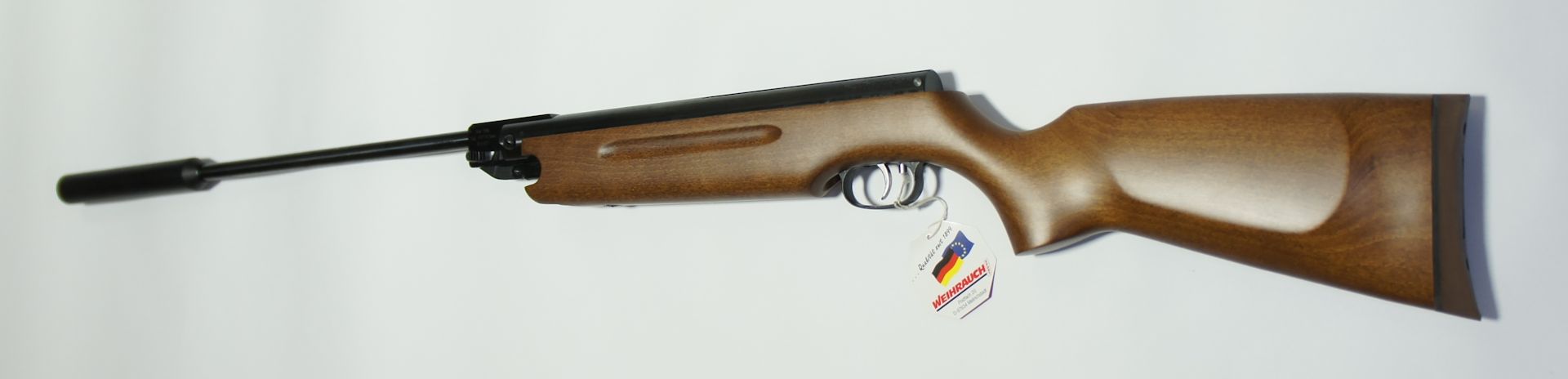 Luftgewehr Weihrauch HW 35 mit Schalldämpfer