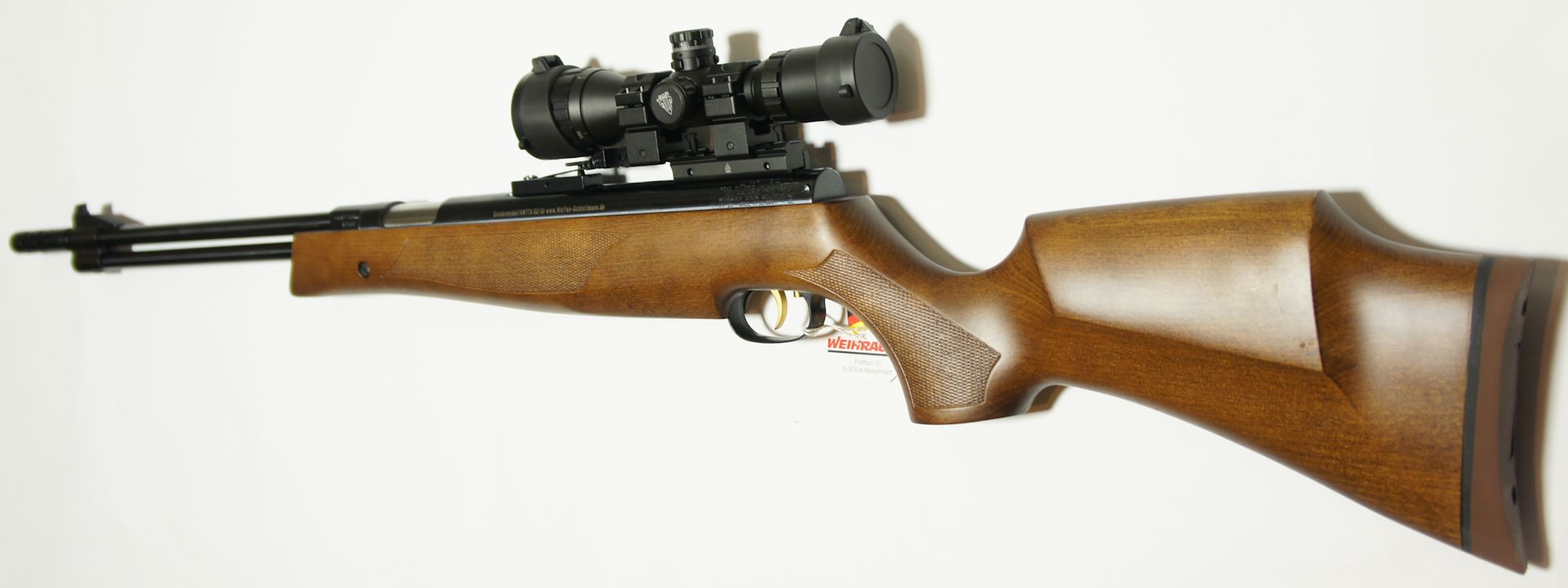 Starkes Luftgewehr Weihrauch HW 77 K sd mit Kompensator und jagdlicher ...